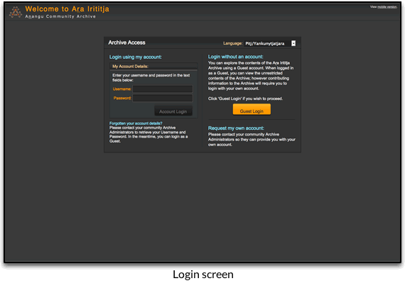 In depth: browsing a Keeping Culture KMS archive